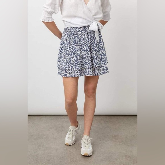 Rails | Skirts | Rails Addison Skirt In Navy Camellia | Poshmark